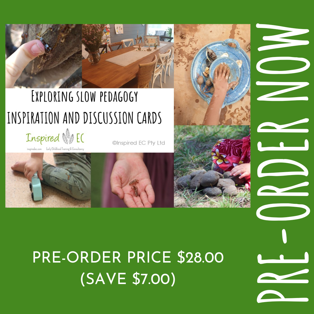 Exploring Slow Pedagogy Inspiration and Discussion Cards – Inspired EC